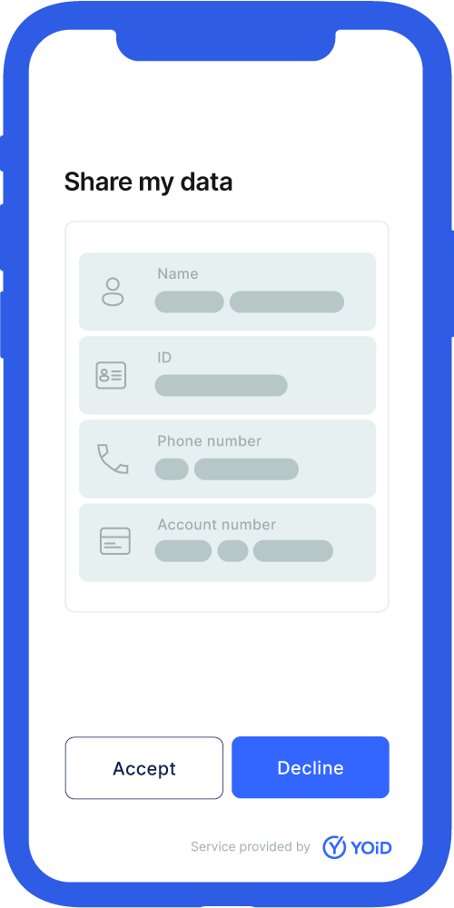 Verify the identity of your clients with their bank - YOiD
